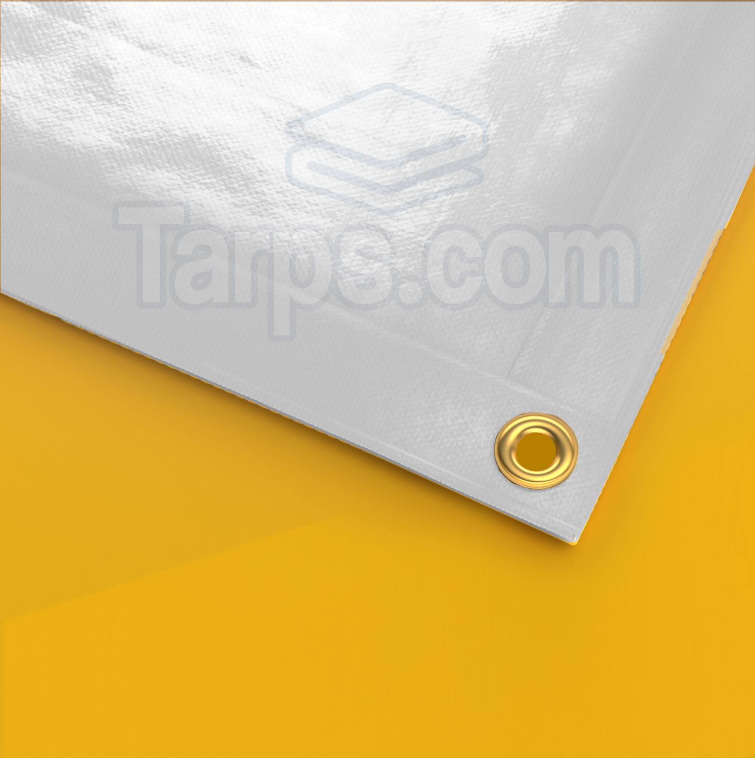 White Vinyl PVC Tarps - Fire Retardant - 16 oz — Tarps.com